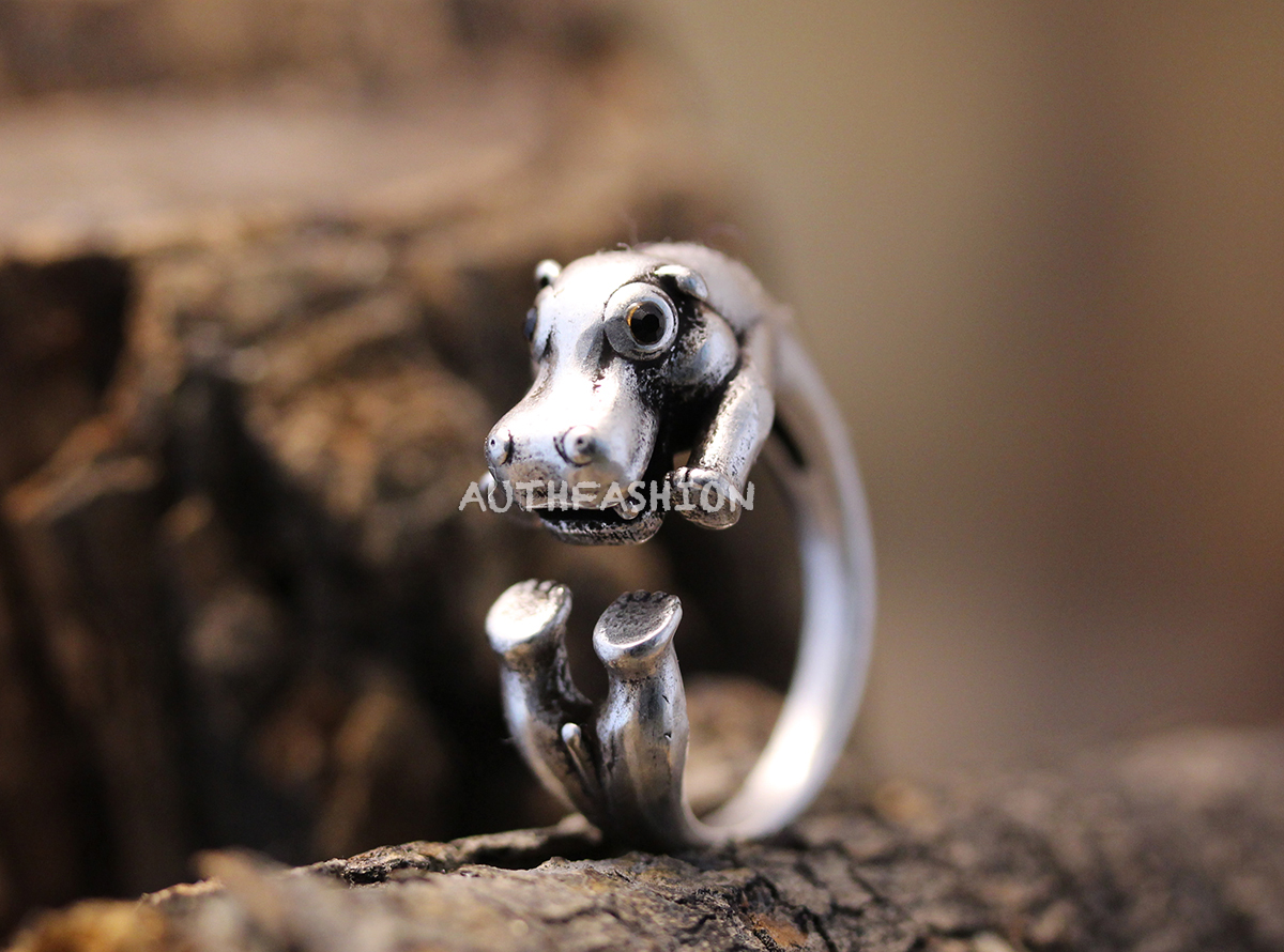 Retro Hippo Ring Women's Girl's Retro Burnished Animal Ring Jewelry ...